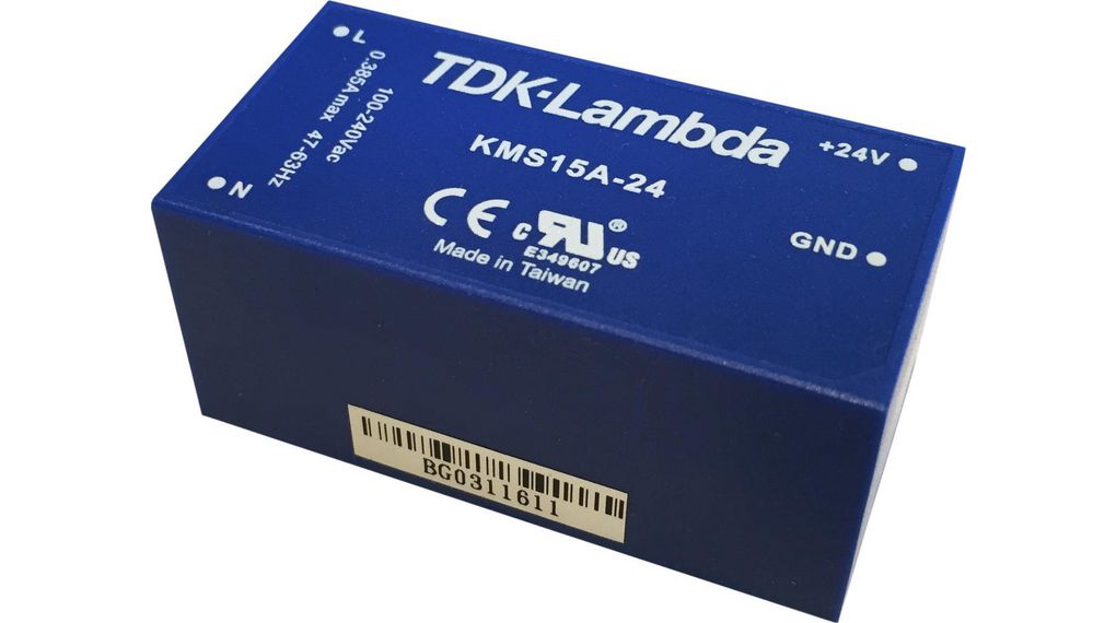 KMS15A-5 | TDK-Lambda Medizinischer Konverter zur Leiterplattenmontage 15W 5V 3A | Distrelec Schweiz